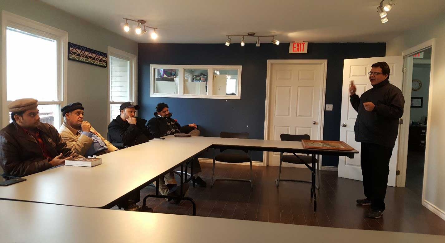 AMJ Canada Delegates visited the Residential School Monument on ...