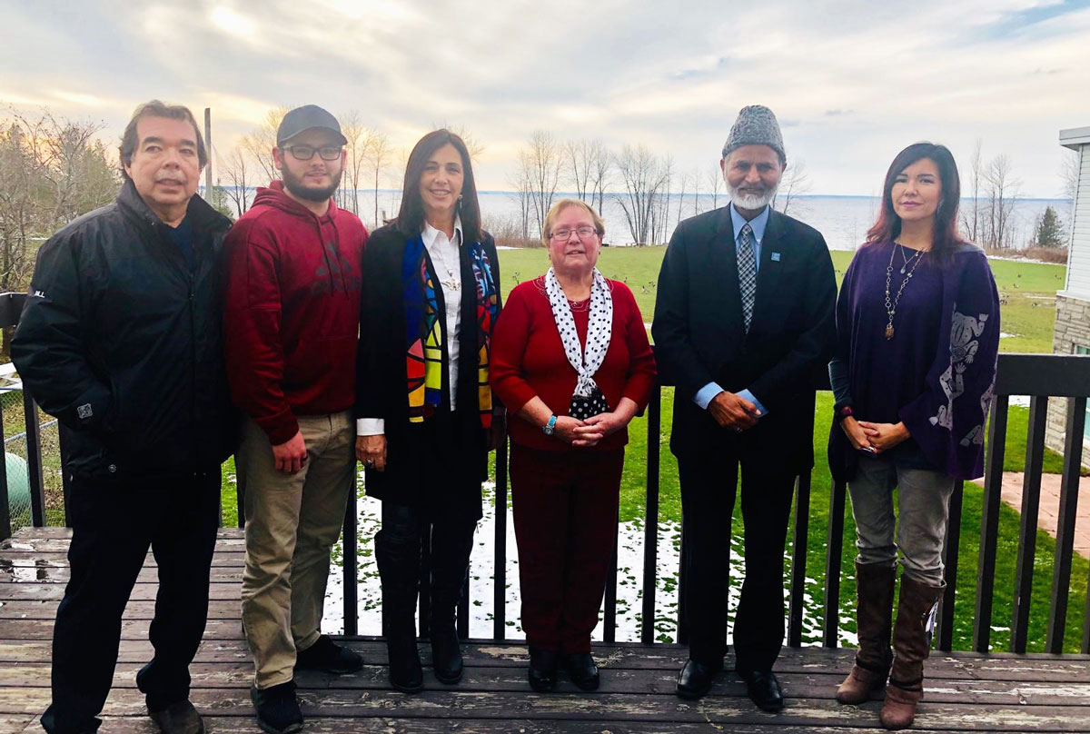 National President AMJ Canada Meets with Chief of Georgina Island First ...