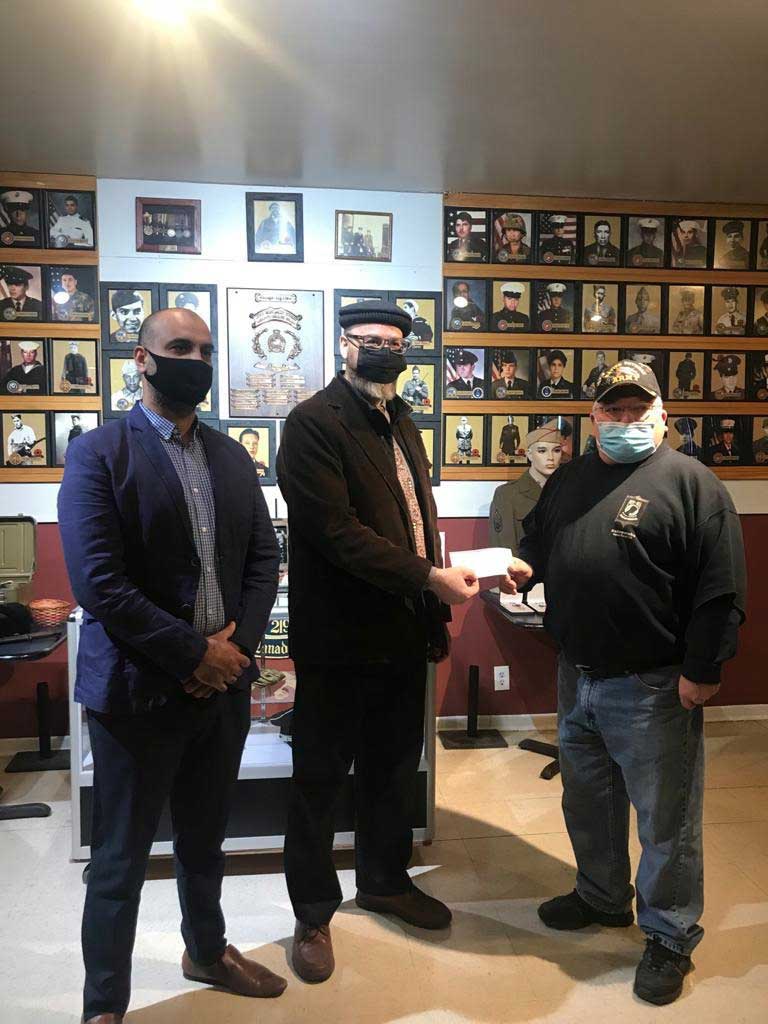 AMJ Montreal Visits Kahnawake Legion and Donates to Legion – Indigenous ...